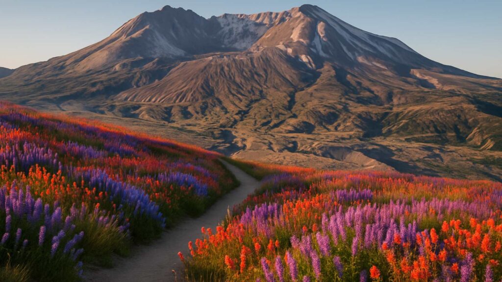 Mount St. Helens: Blast Zone Trails, Wildflowers & Volcanic Views ...