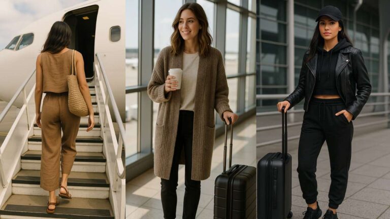 25+ Airport Outfit Ideas for Women: Comfort Meets Chic - Tripendipity
