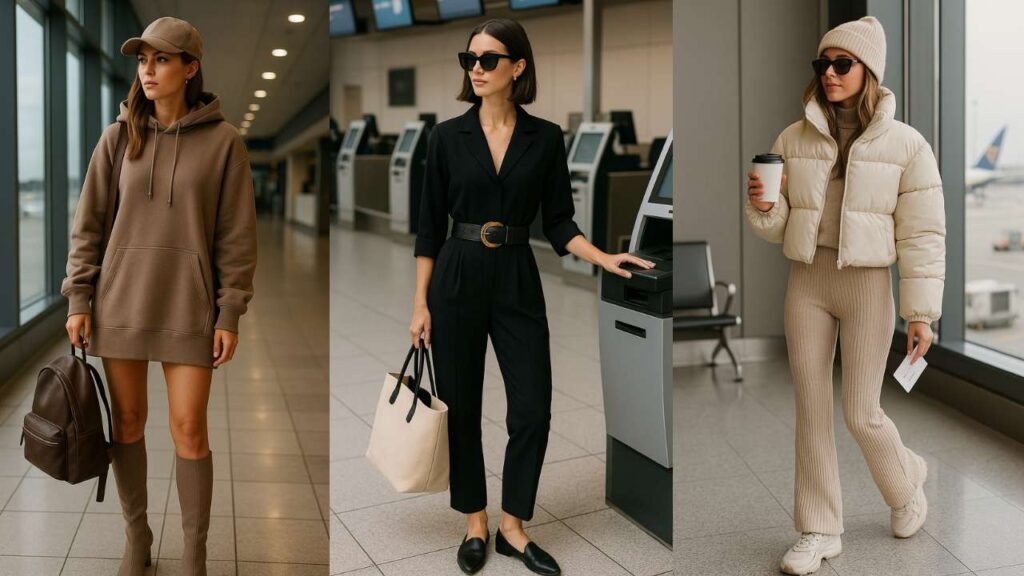 25+ Airport Outfit Ideas for Women: Comfort Meets Chic - Tripendipity